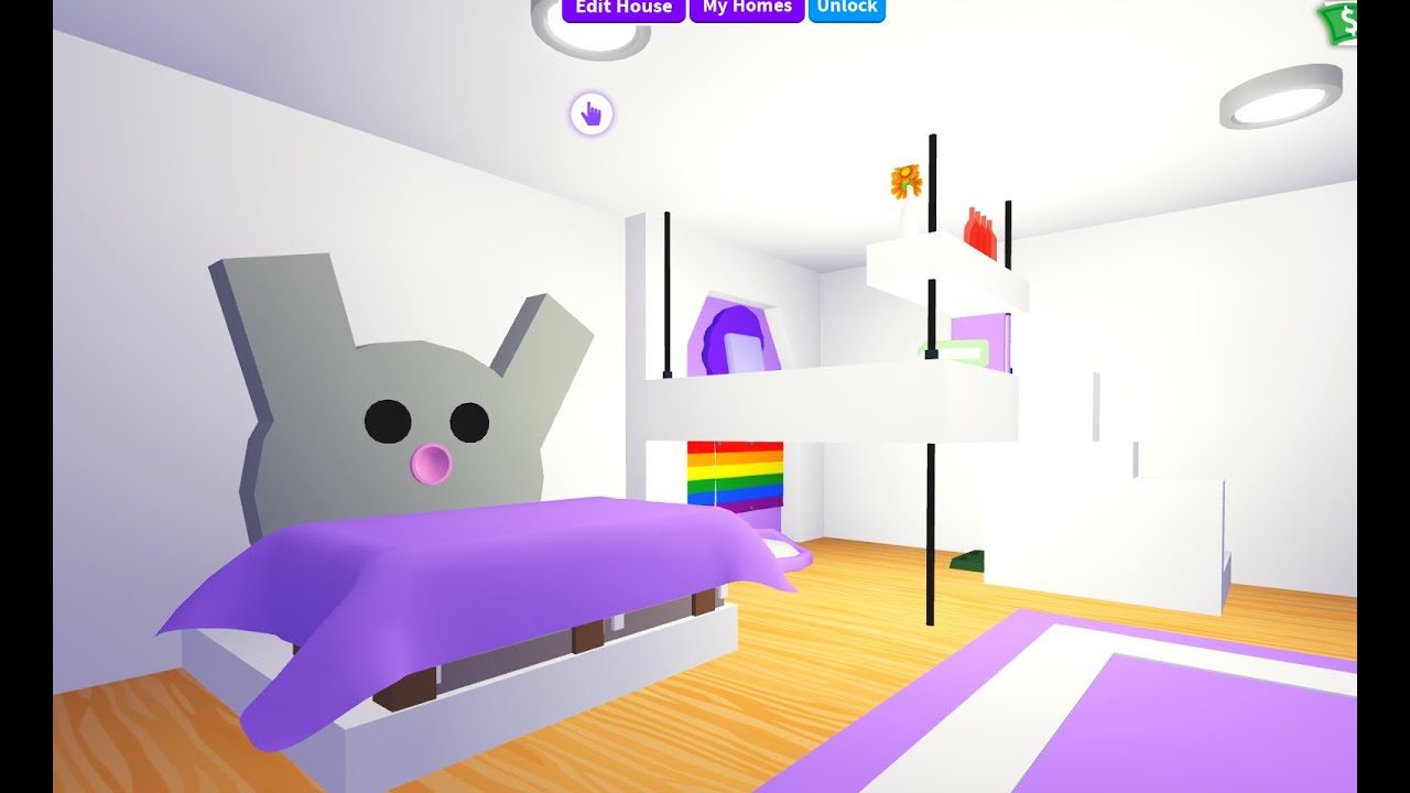 purple room speedbuild ADOPT ME - YouTube