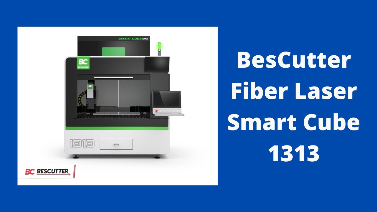 BesCutter Cube w/ 3kW IPG fiber laser for metal cutting - YouTube