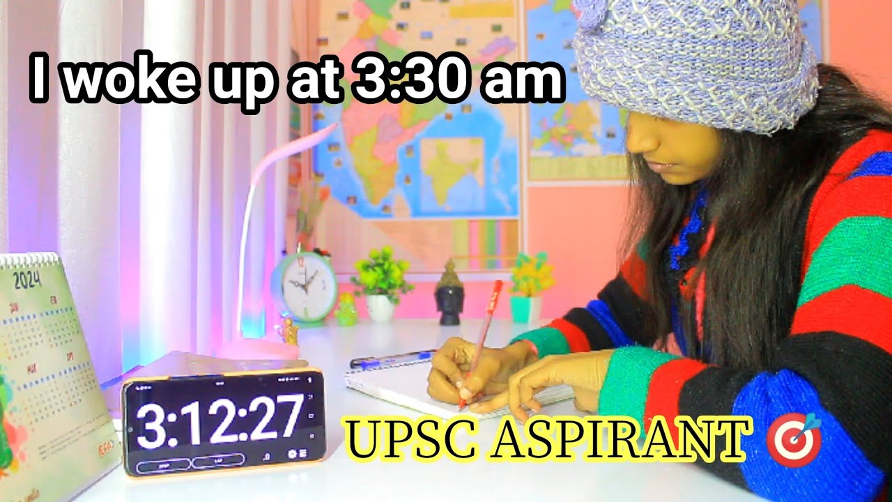 I woke up at 3:30am | UPSC aspirant 🎯 - YouTube