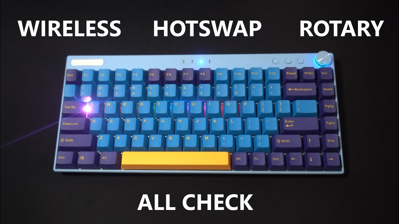 KM84 plus keyboard review? Budget 75% king - YouTube