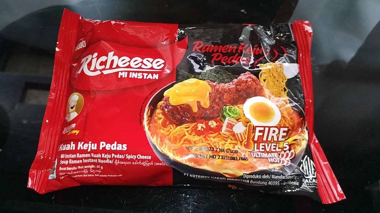 Review Produk #1762 : Nabati Richeese Mi Instan Ramen Keju Fire Level 5 ...