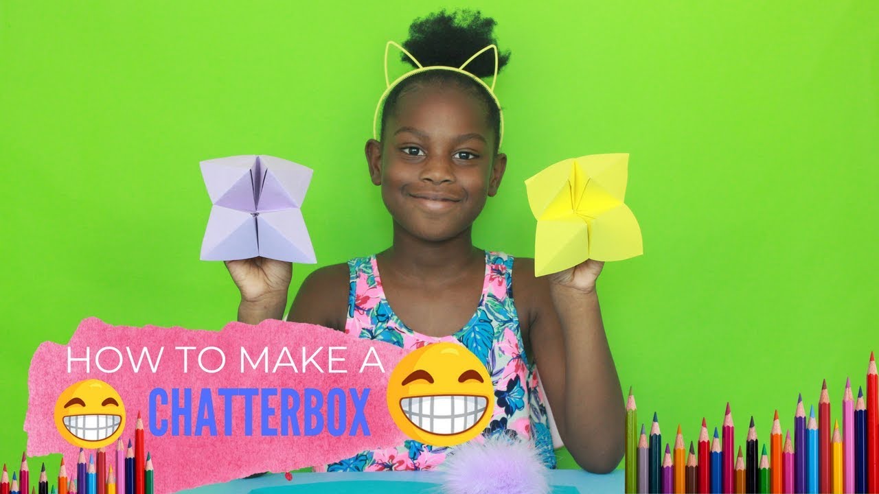 HOW TO MAKE A CHATTERBOX | KIDS SUMMER HOLIDAY ACTIVITIES | MeeMee and ...