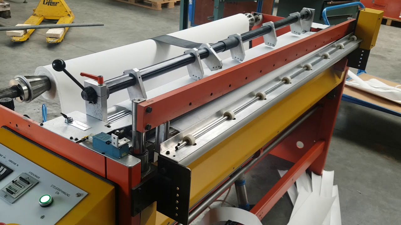 Robust Roll cutter 1500 mm - YouTube