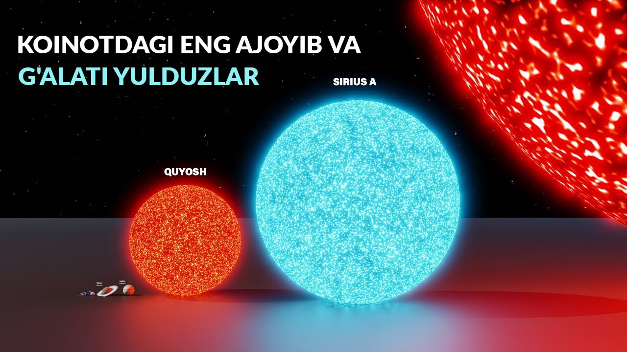 Koinotdagi Eng Ajoyib va G'alati Yulduzlar - YouTube