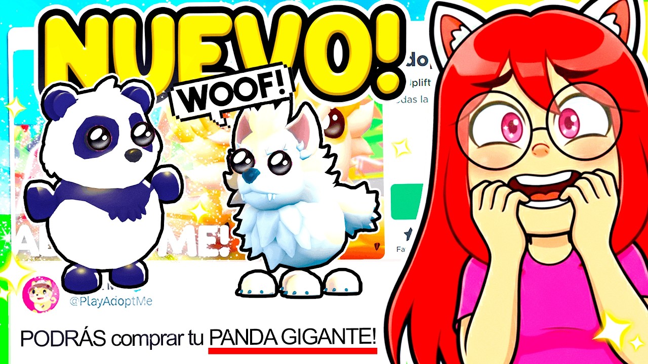 Como CONSEGUIR EL PANDA GIGANTE y LOBO GIGANTE en ADOPT ME!! 🔥| Roblox ...