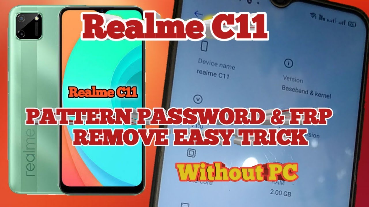 Realme C11 Pattern Password FRP Remove Without PC repair skills solution mobile YouTube realme-c11-pattern-password-frp-remove-without-pc-repair-skills-solution-mobile-youtube