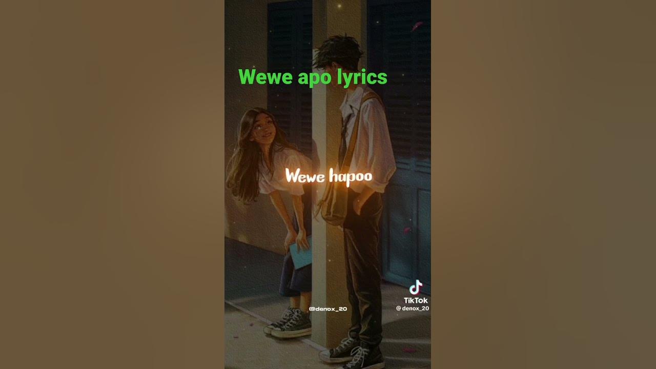 Wewe Apo Lyrics Jaymelody Youtube