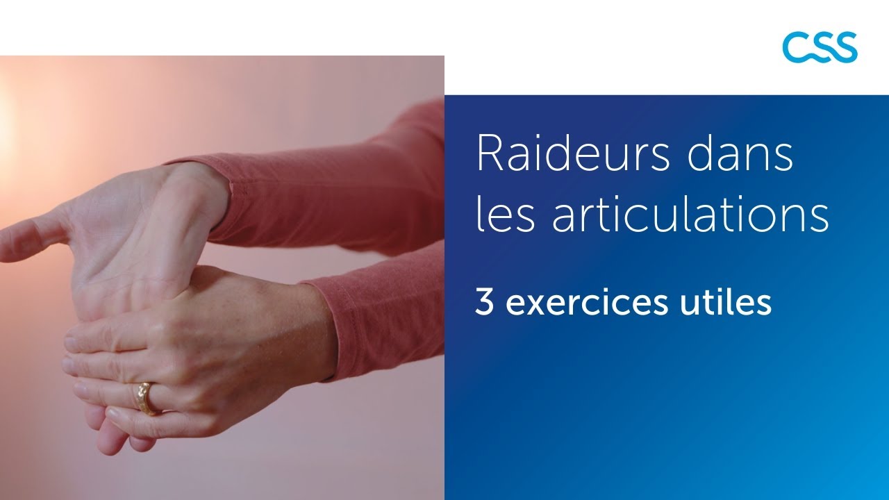 Raideurs dans les articulations: trois exercices utiles - YouTube