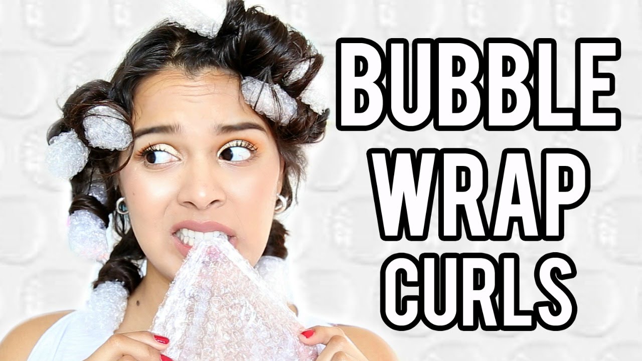 Beauty Busters: Poop or Woop? Bubble Wrap Curls! - YouTube