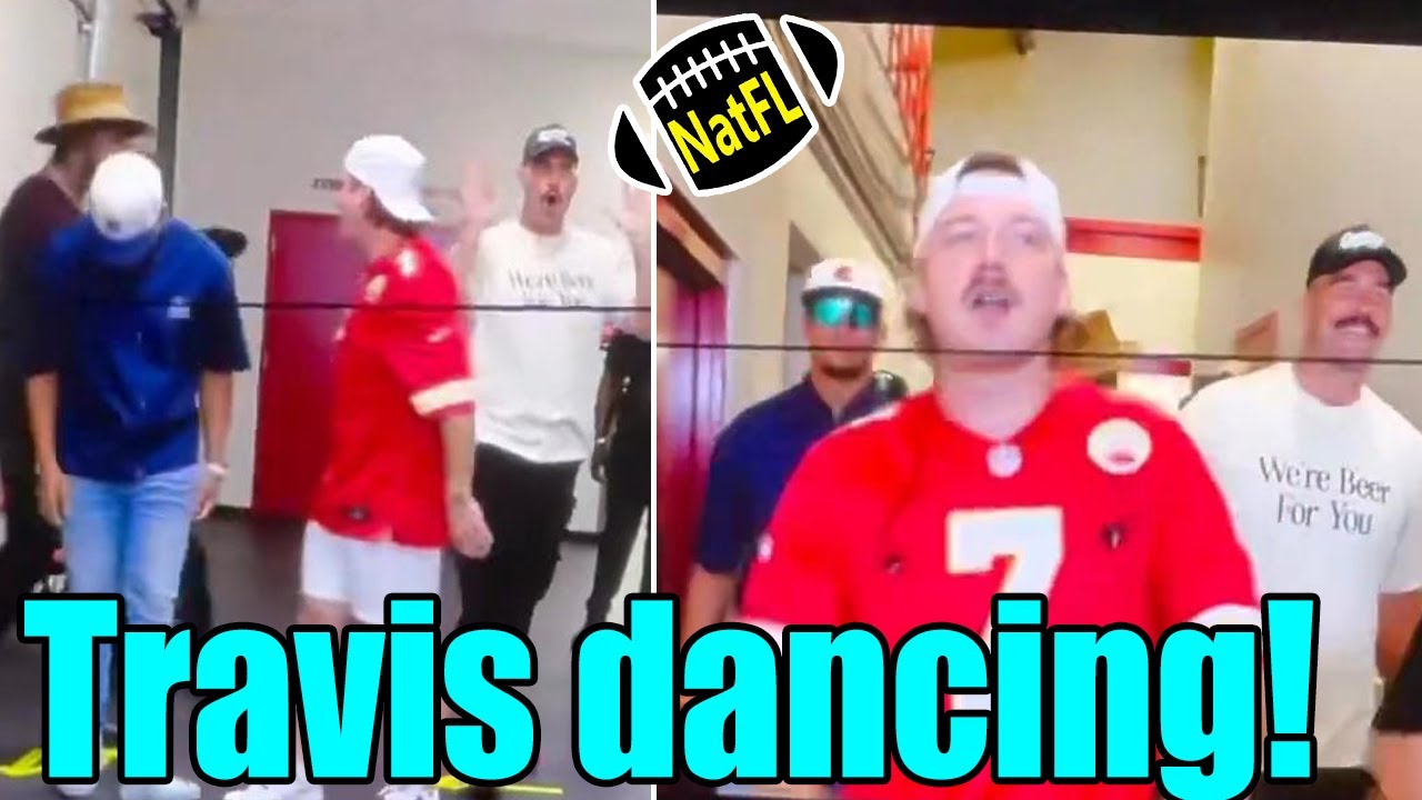 Travis Kelce & Patrick Mahomes just walked out with Morgan Wallen at Arrowhead stadium tonight ...