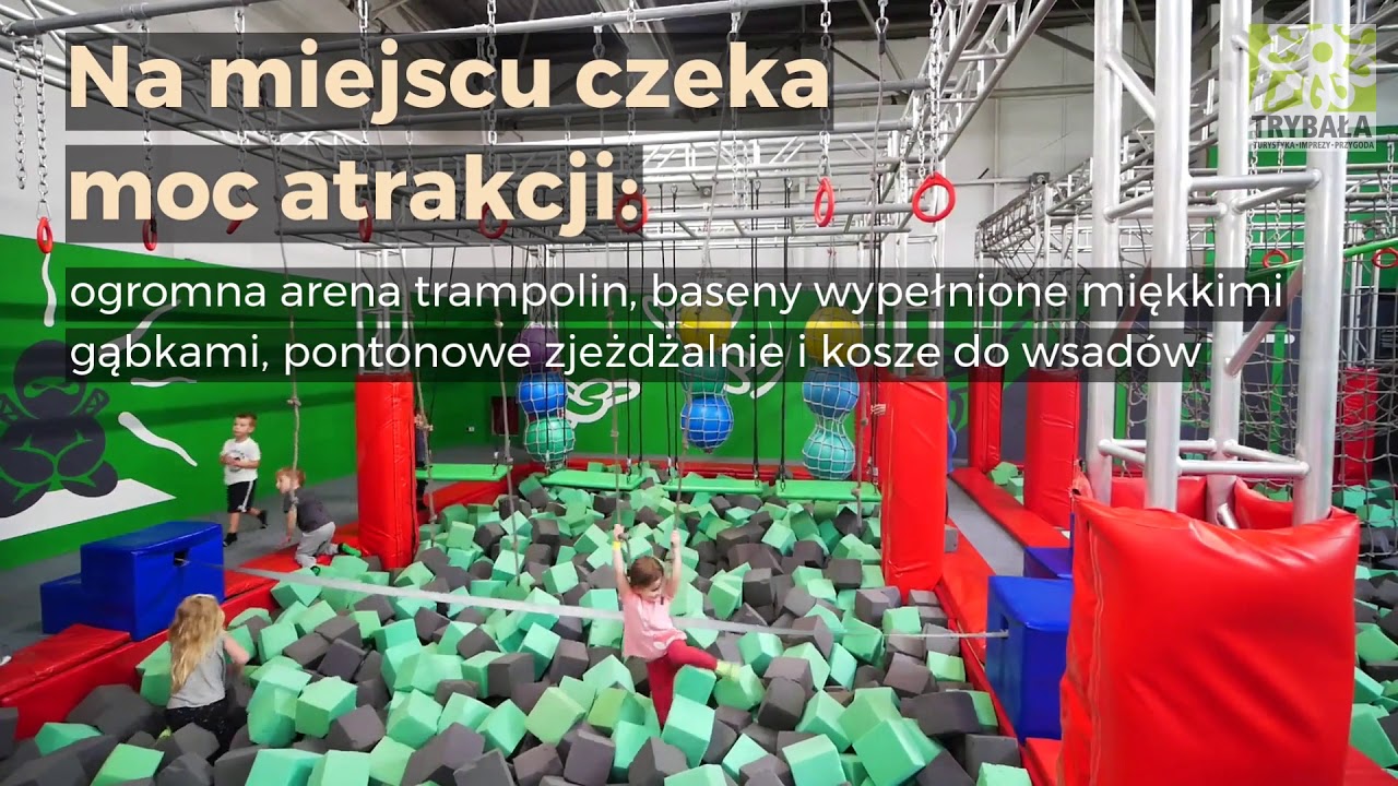 TRYBAŁA TV: Park Trampolin Go Jump Kraków - YouTube