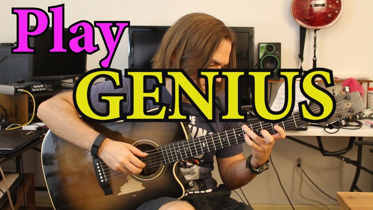 How to play Genius on guitar //LSD // Labrinth // Sia // Diplo // LIKE ...