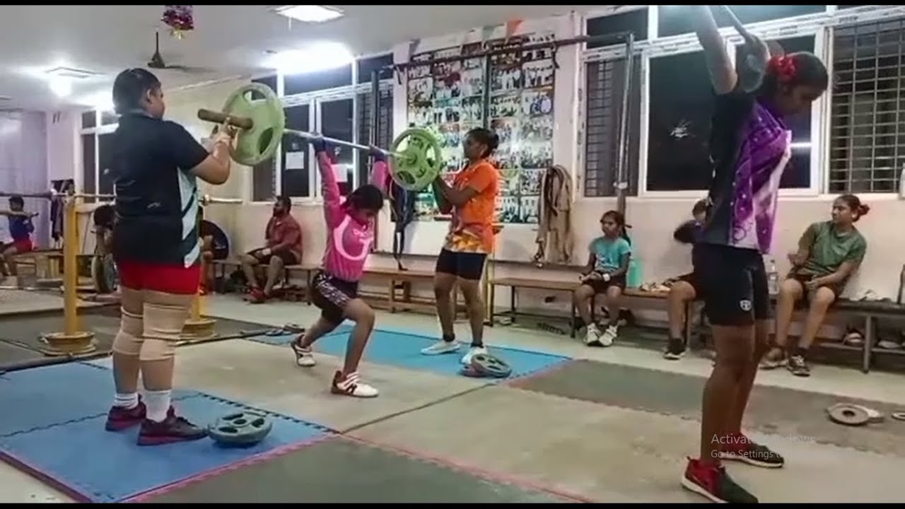 TRAINING SESSION - SNATCH FROM STARTING POSITION, CLEAN FROM STANDING START POSITION & JERK ...