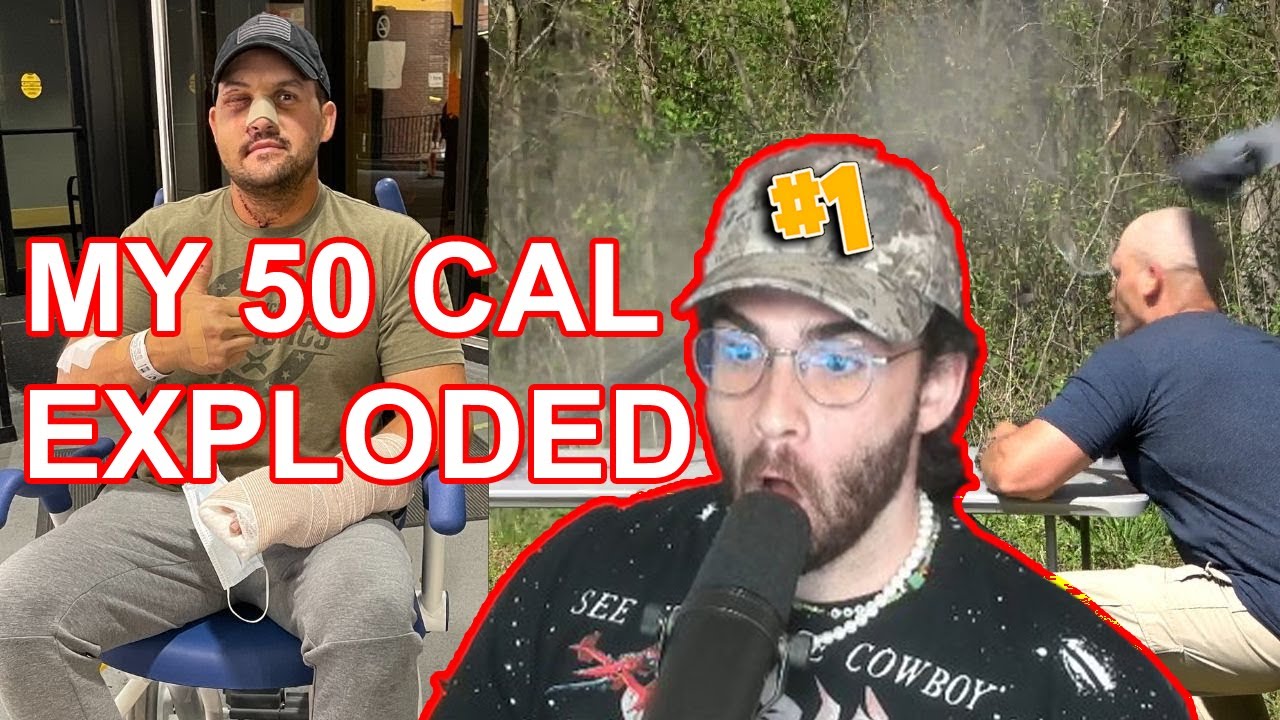 HasanAbi Reacts to My 50 Cal Exploded - YouTube
