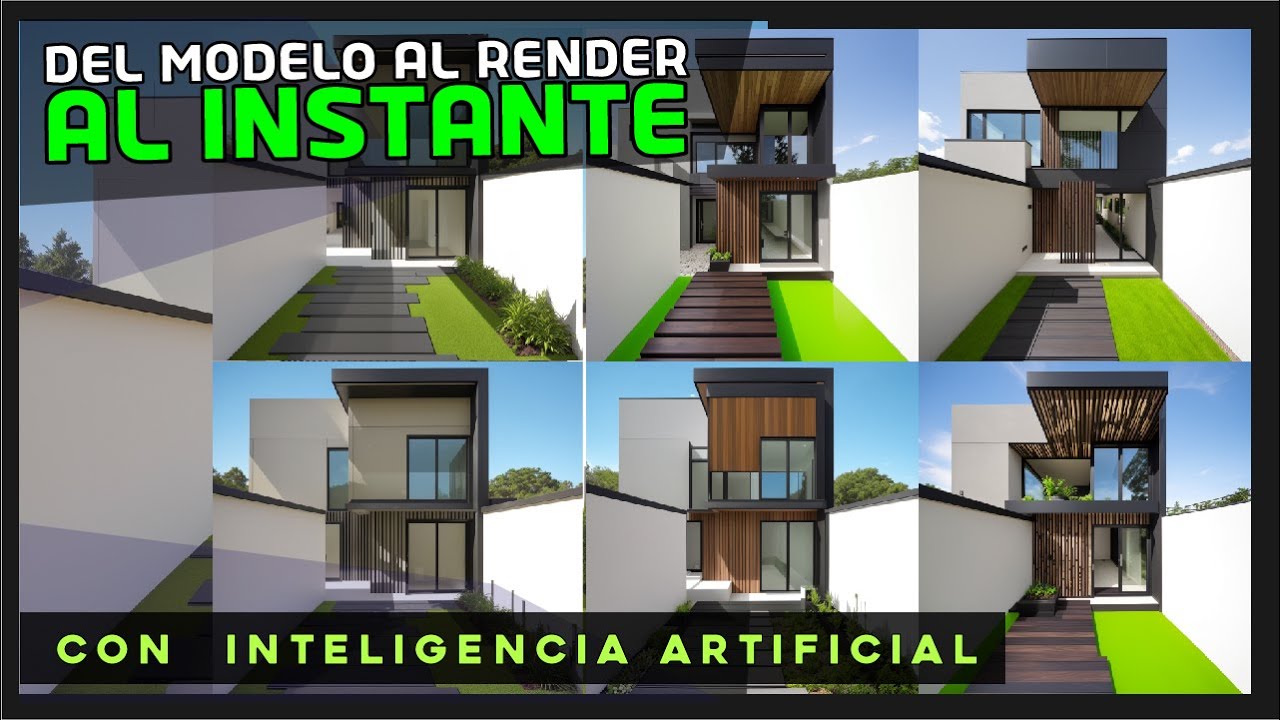 Fotorrealismo arquitectonico con IA, render en segundos - YouTube