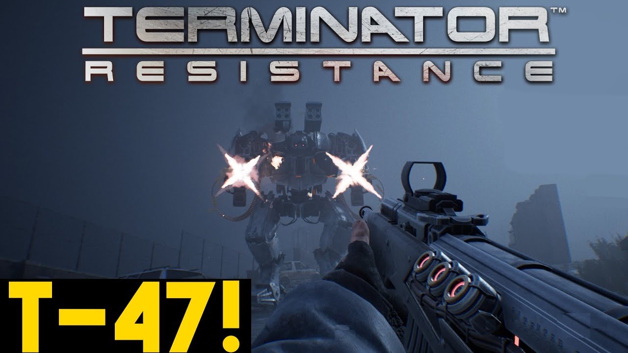 DESTROYING T-47! (TERMINATOR RESISTANCE GAMEPLAY) - YouTube