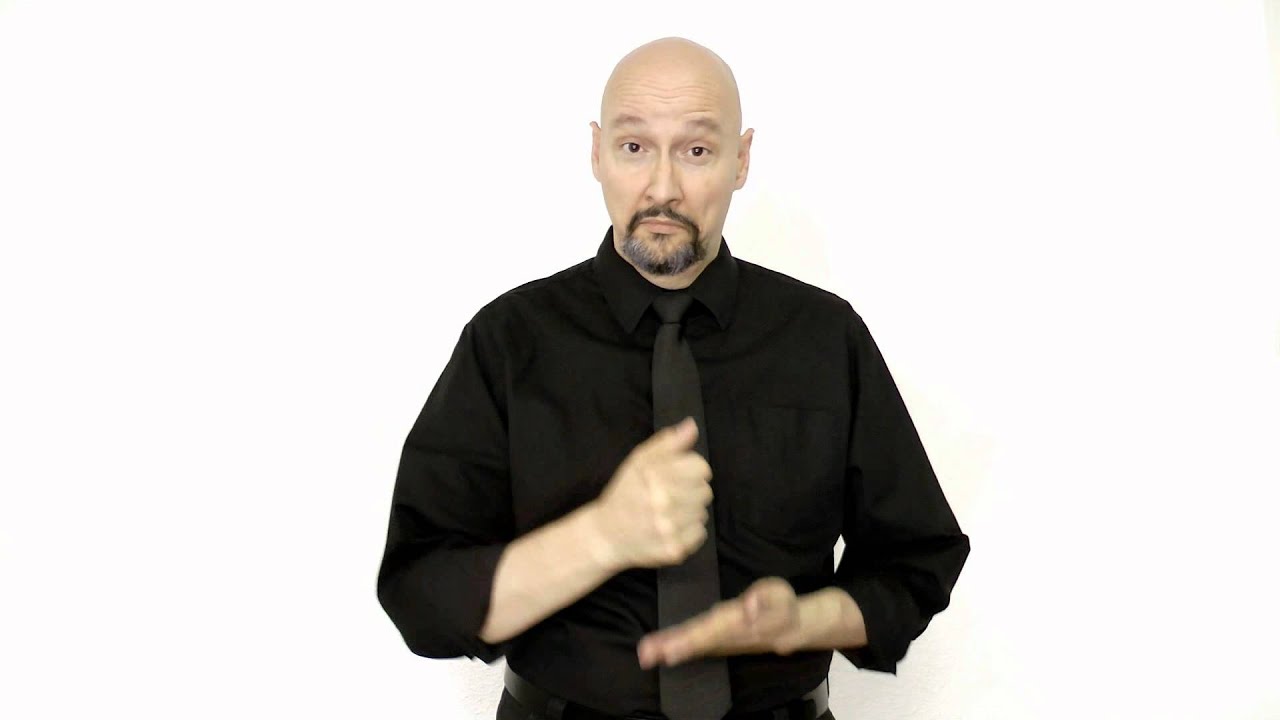 Asl Sign For You Need