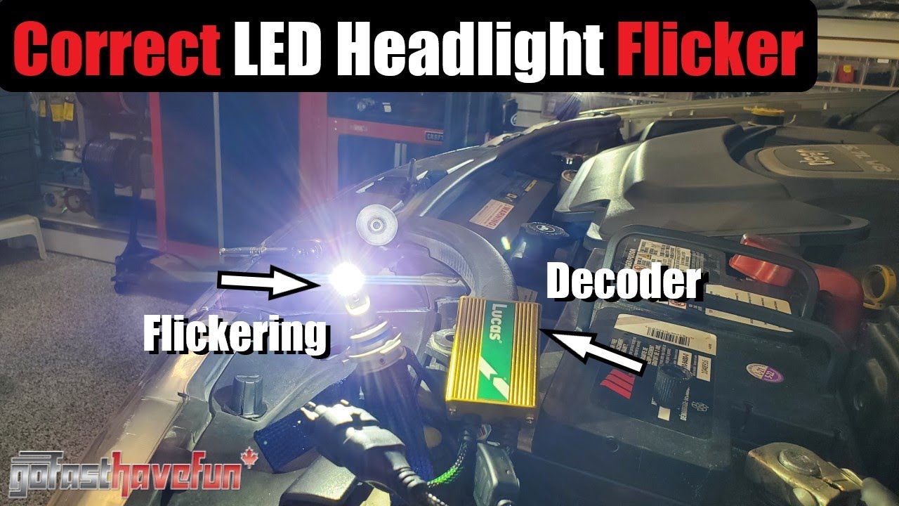 FIX LED Headlight Flicker - LED Decoder (Pulse Width Modulation ...