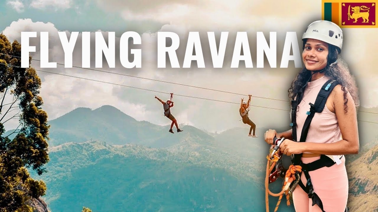 FLYING RAVANA Mega Zip Line Adventure in Ella Sri Lanka - YouTube