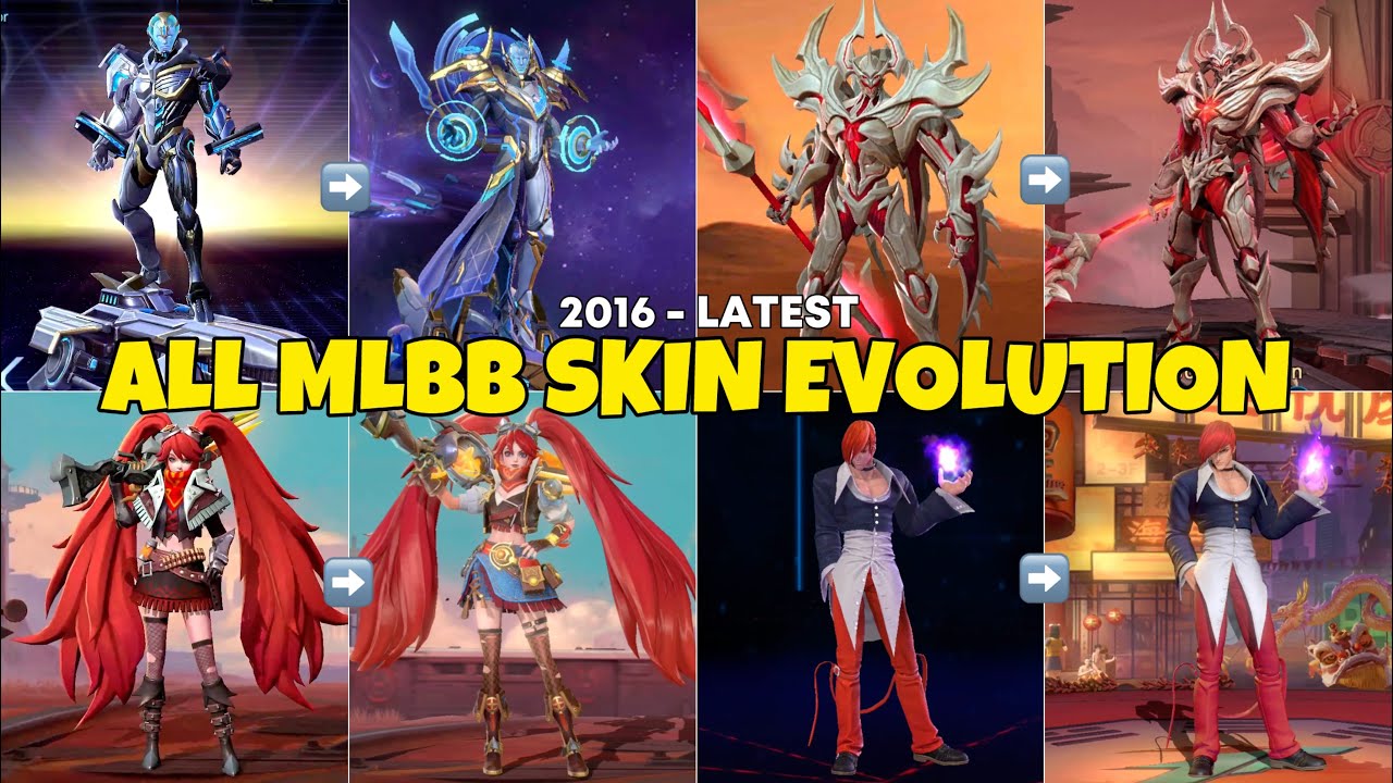 HIGH TIER SKIN EVOLUTION Mobile Legends Bang Bang Since 2016 until ...