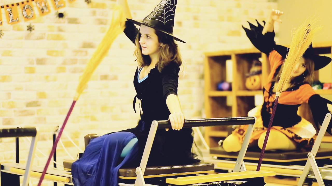 Halloween Pilates for Witches at Instytut Pilates Studio Wrocław - YouTube