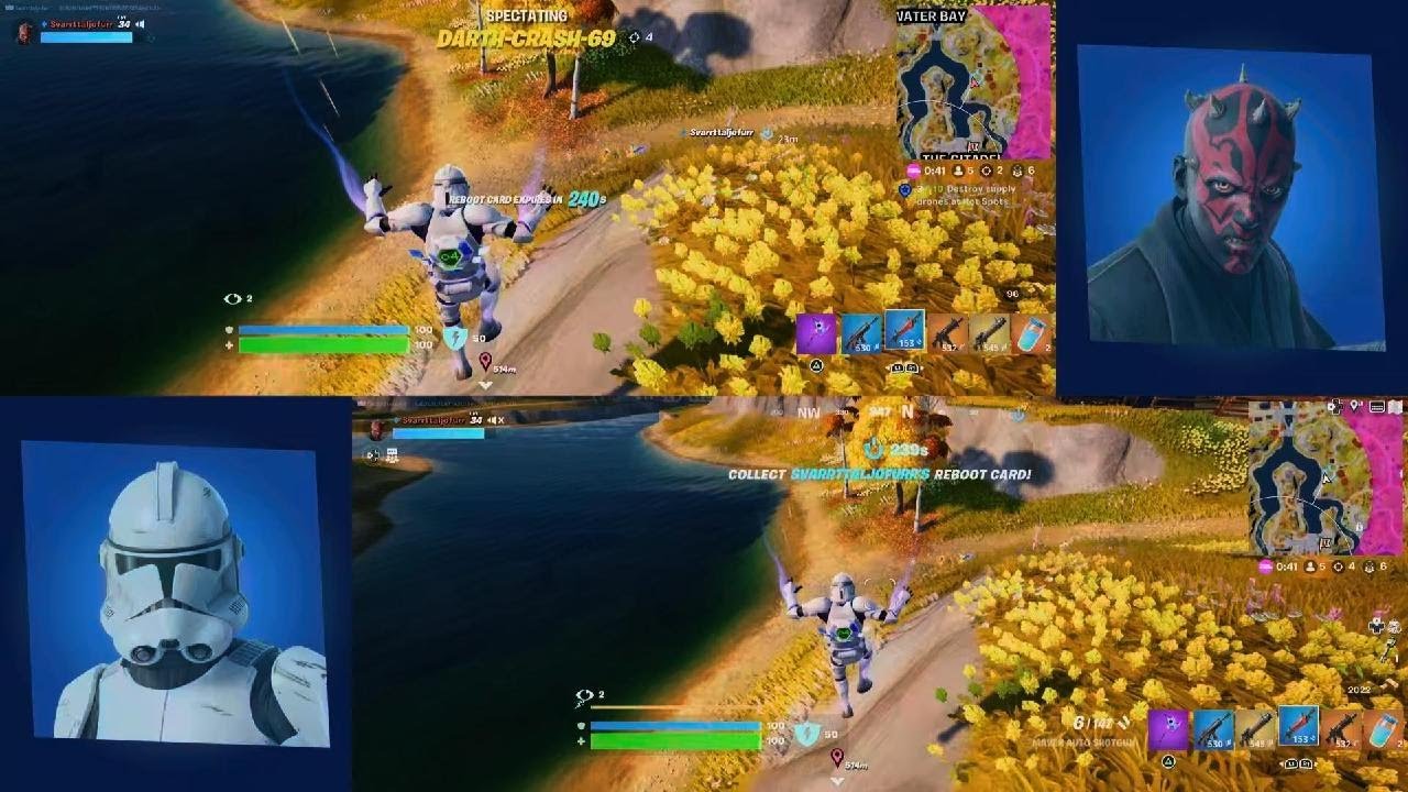 Fortnite Couch Co op victory Royale - YouTube