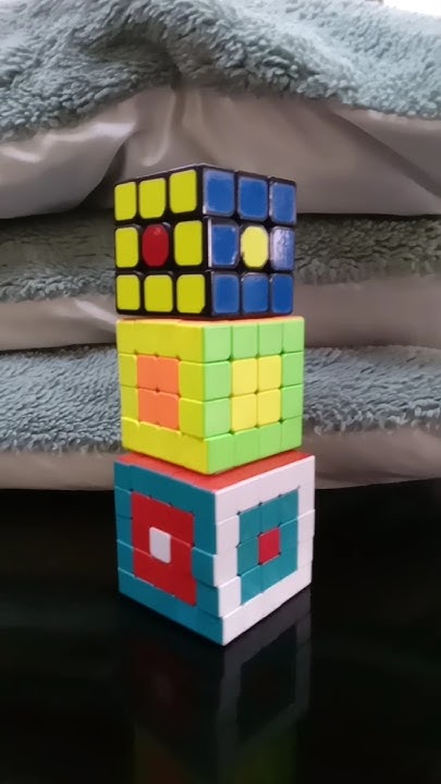 3x3, 4x4, 5x5, Rubik's Cube dot pattern tutorial #cubesthings #trending ...