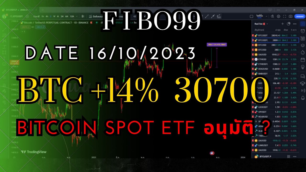 ฺBTC SPOT ETF ได้รับอนุมัติ ? ทำให้ BTC พุ่งถึง 30700 แล้วลงมาที่เดิม อึ้งคาคลิป - YouTube
