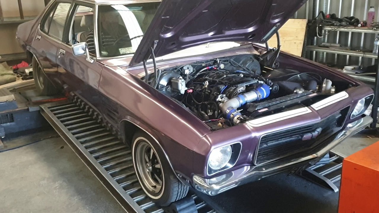 LS1 Turbo Holden HQ 1st Dyno run - YouTube