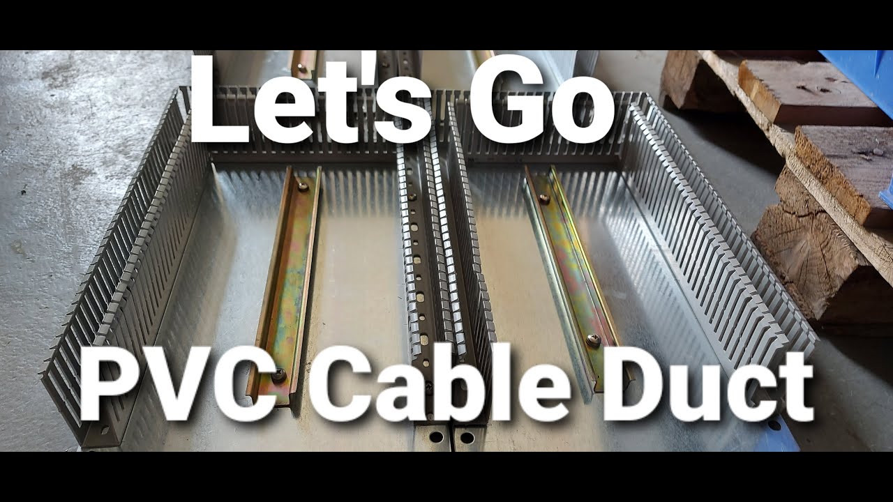 PVC Cable Duct Installed - YouTube