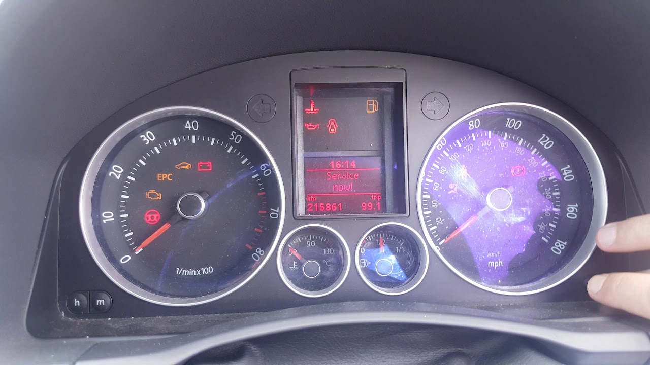 Golf 5 service reset/ resetowanie informacji o serwisie. GTI 2005 - YouTube