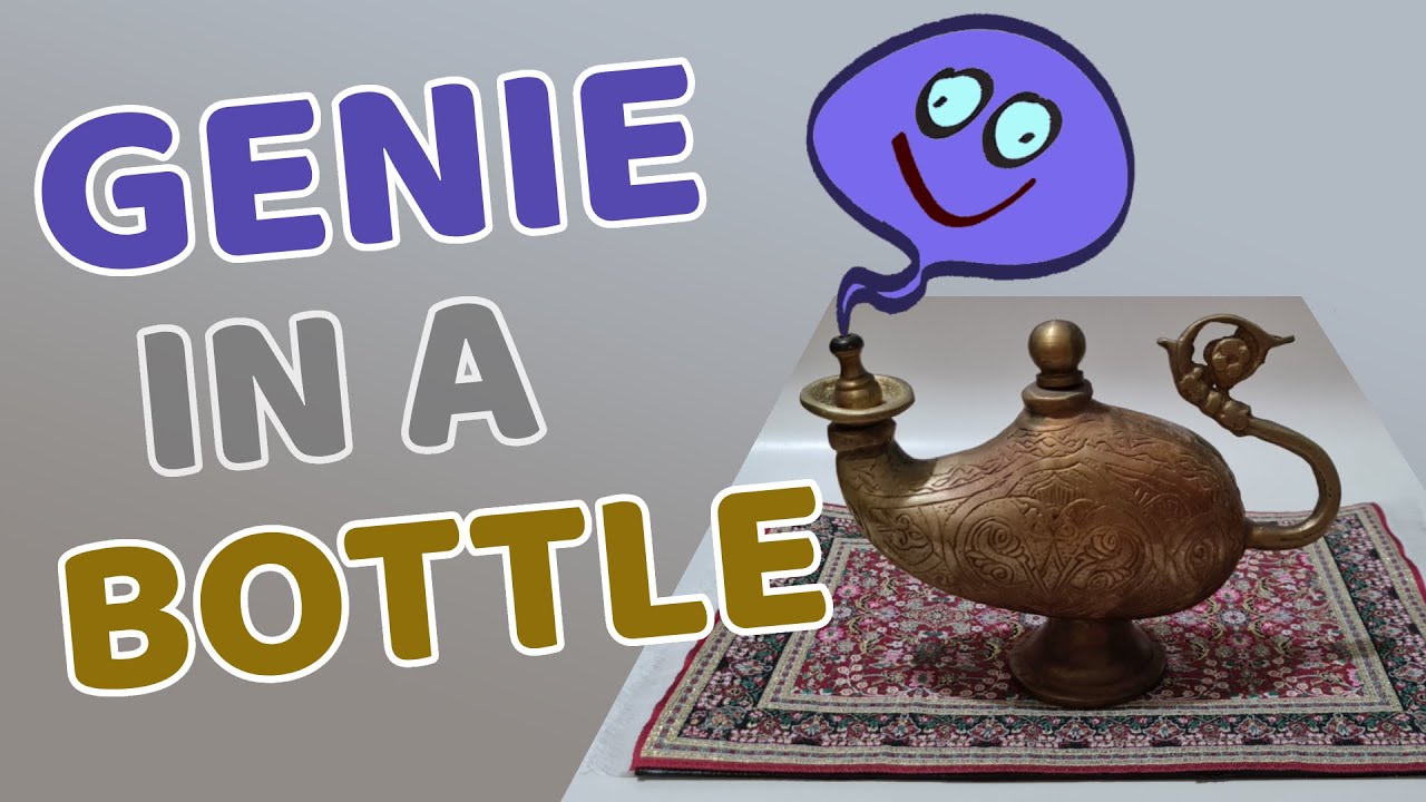 Genie in a bottle and it's magic message for you - YouTube