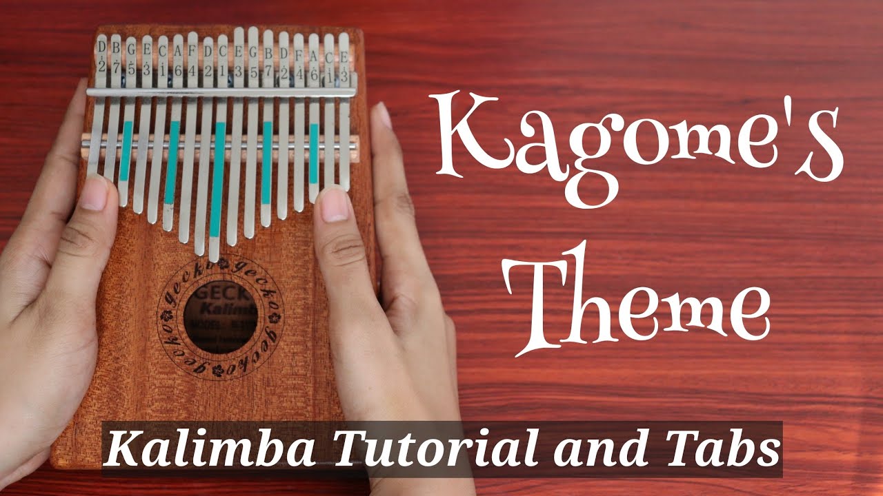 INUYASHA - KAGOME'S THEME | Beginner Easy Kalimba Tutorial and Tabs ...