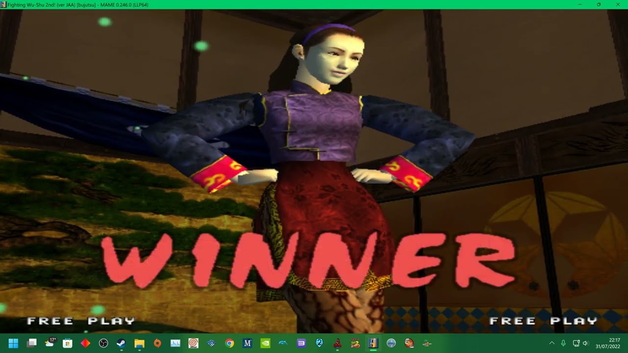 MAME 246 - FIGHTING BUJUTSU / WU SHU 2ND VER JAA - HUA YUE PLAYER 2 ...