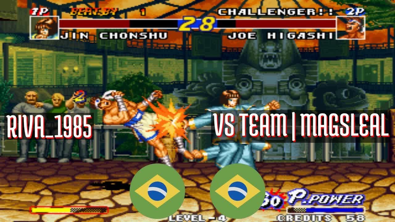 @rbff1: RIVA_1985 (BR) vs VS TEAM | MAGSLEAL (BR) [Real Bout Fatal Fury ...