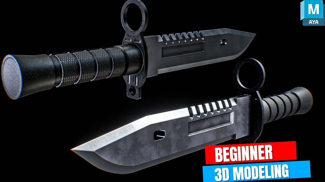 Knife 3D Modeling Tips I Never Knew in 2022|AutoDesk Maya|3D Modeling ...