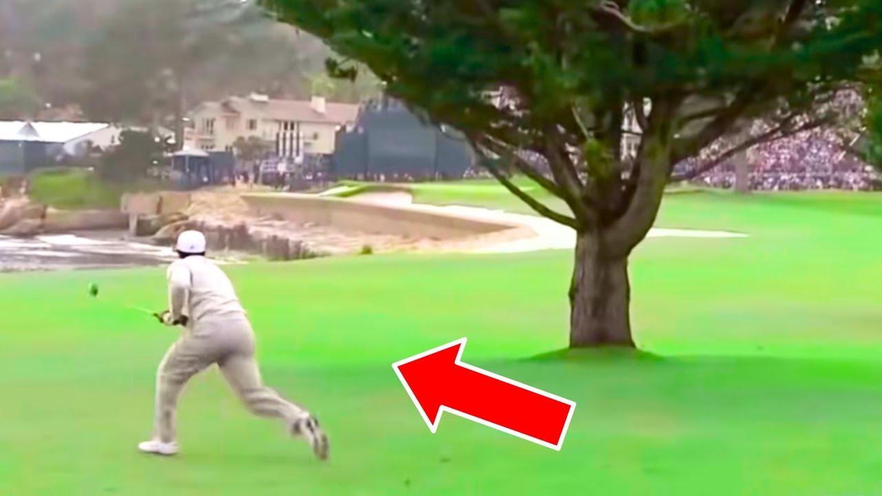 The GREATEST Golf Shots Ever Happened at The US Open - YouTube