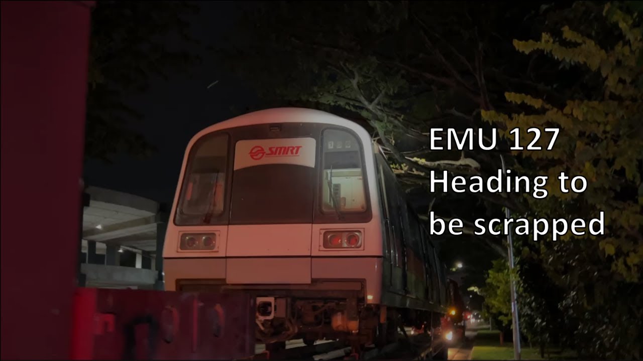 [Bogie Cracks / Monkey][SMRT] KHI C151 127/128 ~ EMU 127 Heading to be ...