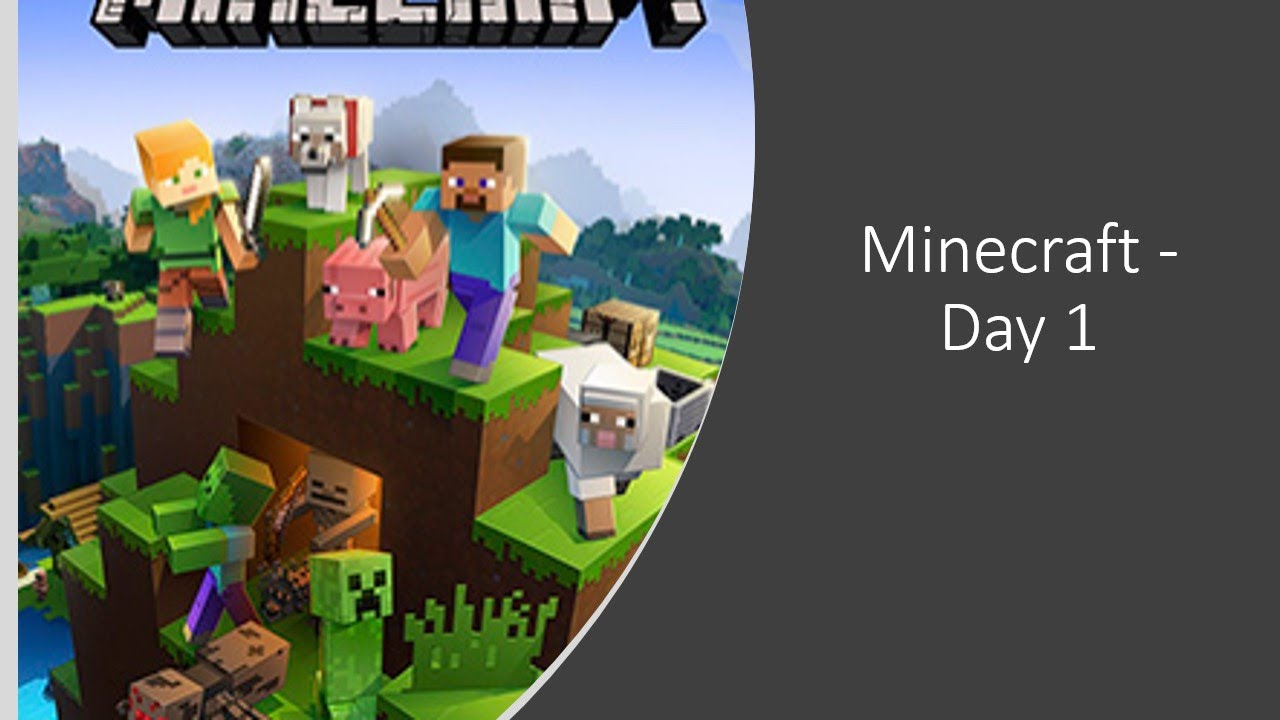 Minecraft - Day 1 - YouTube