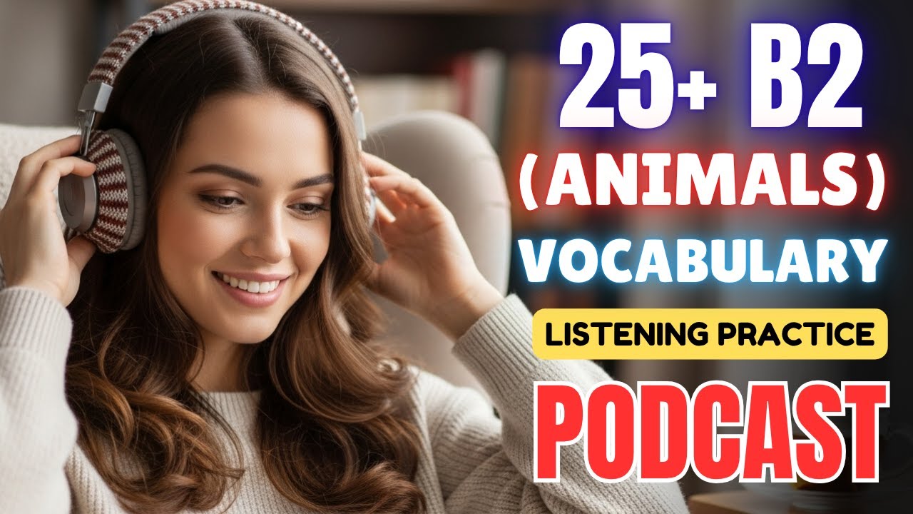 25+ B2 Level Vocabulary on (Animals) || English Words Explained with ...