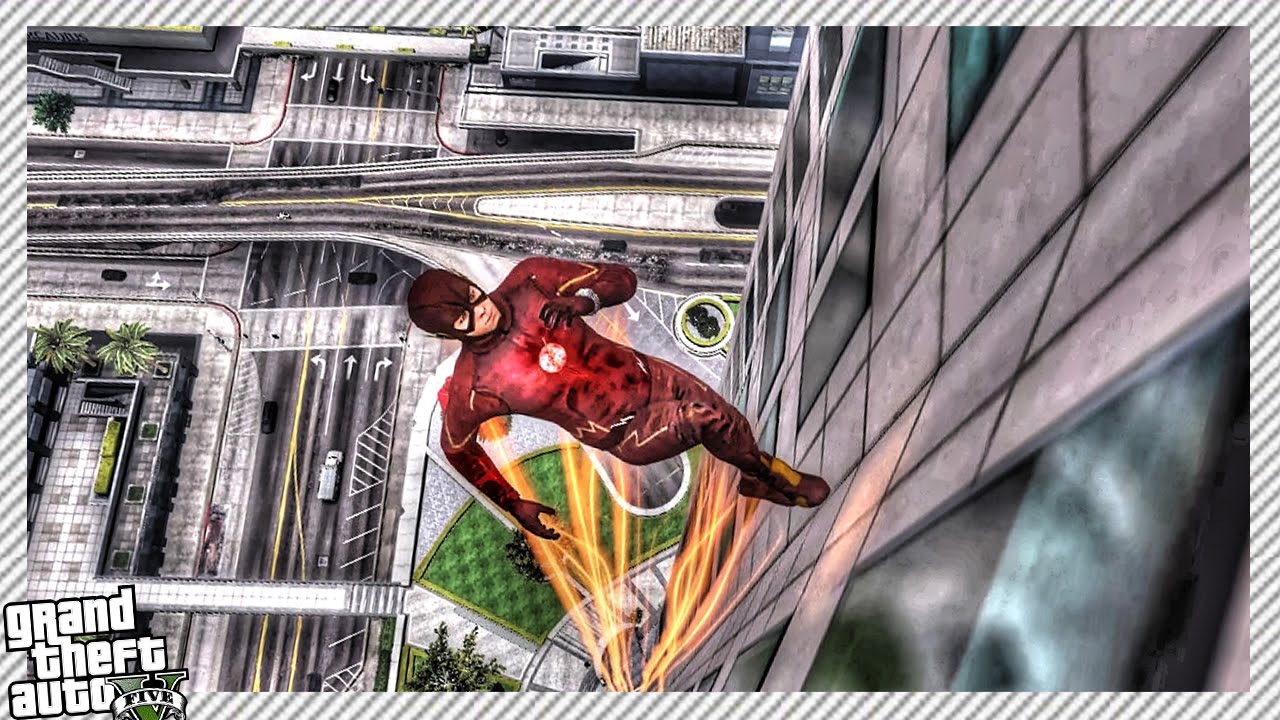 The Flash Mod - GTA 5 MOD (Epic Flash Power Mod!!) Grand Theft Auto 5 ...