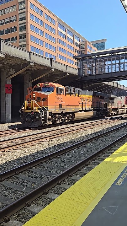 interesting lineup of engines... #railway #railroad #train #railfan #bnsf #cpkc - YouTube