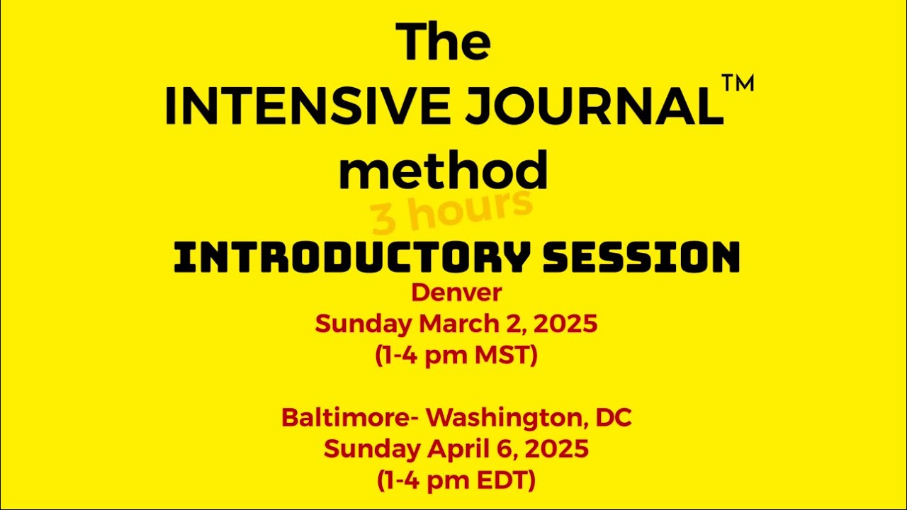 New Introductory Sessions 2025 - YouTube