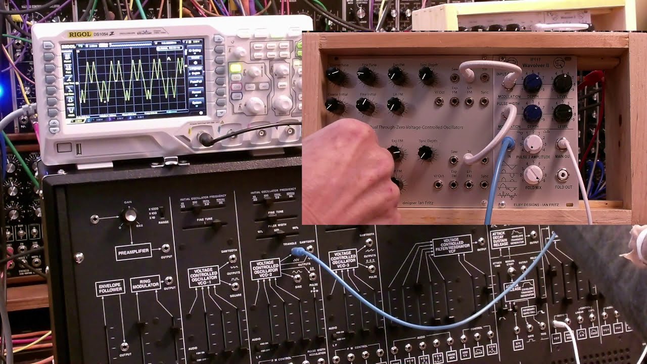 Arp 2600 with Wavolver II waveshaper module by Ian Fritz - YouTube
