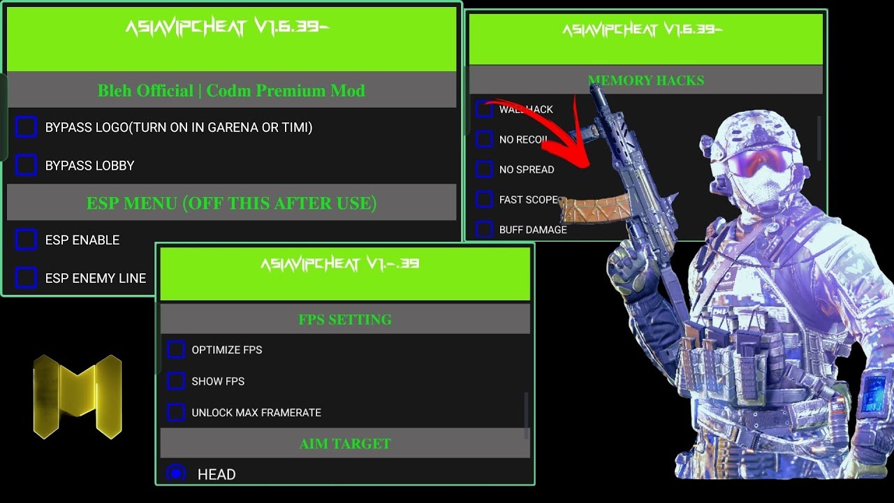 CODM MOD MENU FREE 1.6.39 VIP CHEAT || HIGH RISK 10YRS. BAN MAYBE (OUTDATED) - YouTube