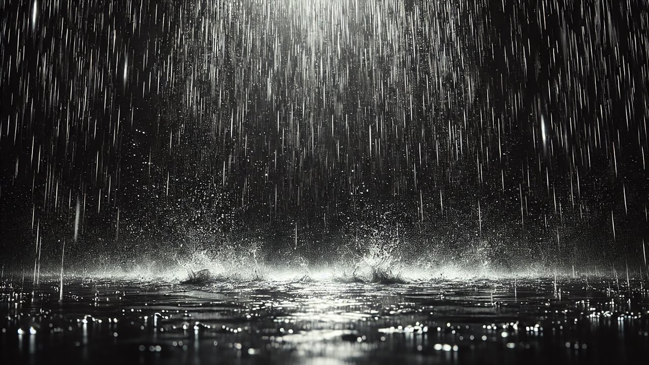 ⚡Heavy Rainstorm and Thunder Sounds for Sleeping┇Rain Storm┇Black ...