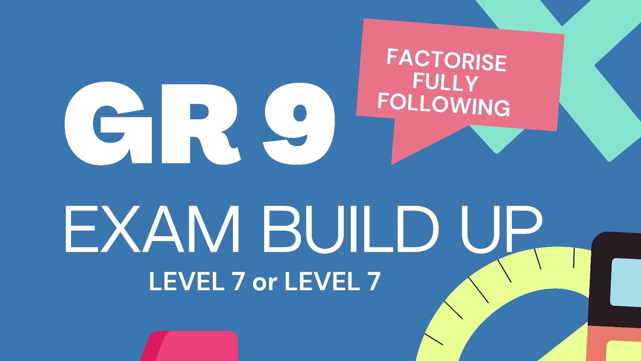 Grade 9 Factorisation Hcf And Dots June Exam Build Up 2025 Youtube