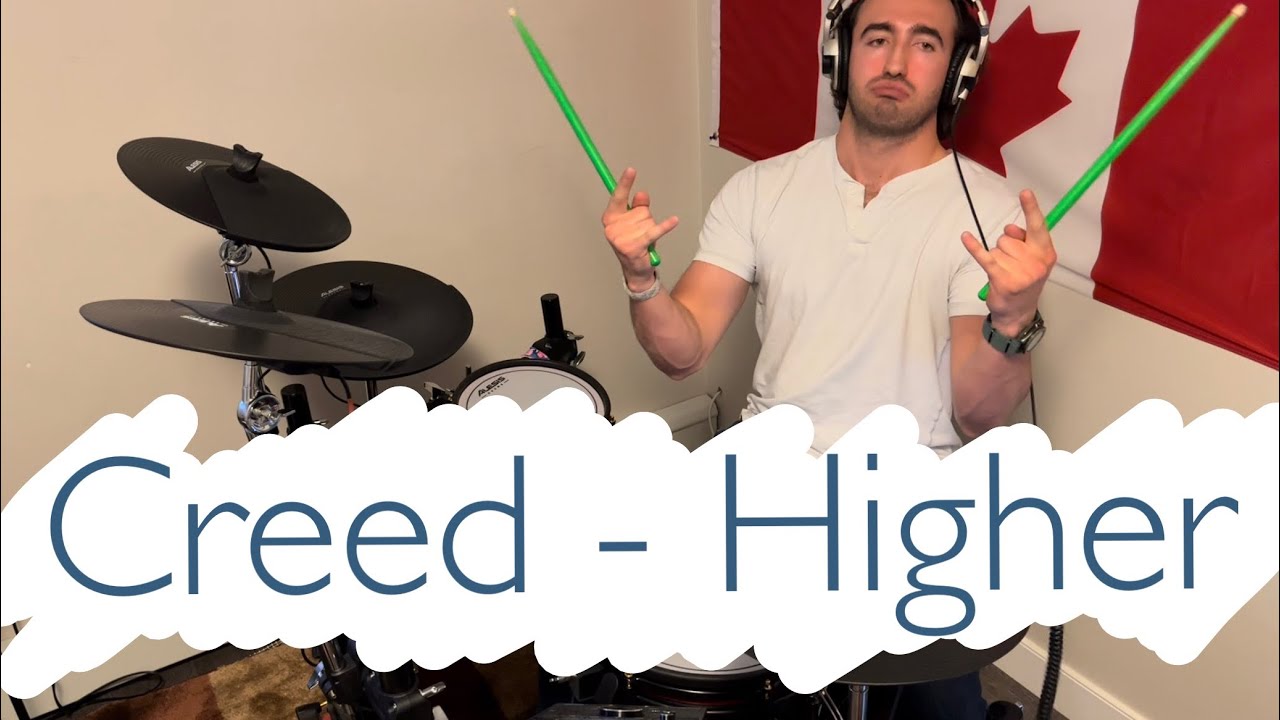 Creed - Higher (Drum Cover) - YouTube
