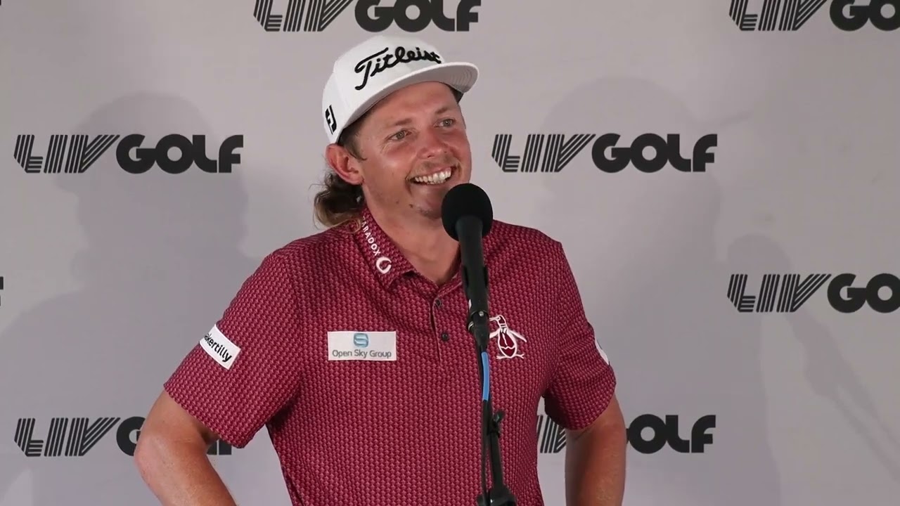 Cameron Smith LIV Golf Chicago Invitational Sunday Presser Winner - YouTube