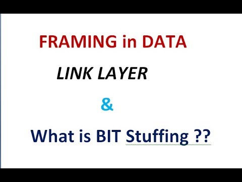 3 Framing Data Link Layer | End Delimiter(Bit Stuffing) | Computer ...